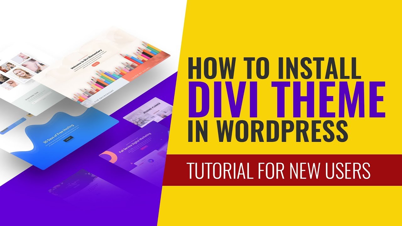 How to install Divi theme in wordpress without any issues: Tutorial for beginners and new users