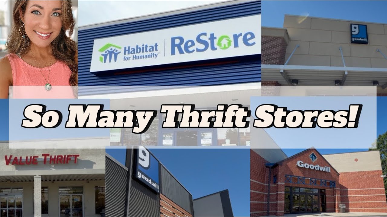 Thrifting lots of thrift stores in the Charlotte area! 