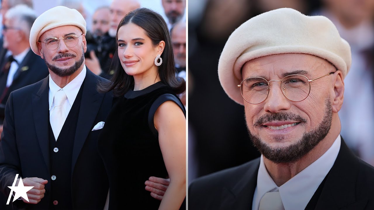 John Travolta SHOCKS Fans w/ New Look At Cannes Film Festival
