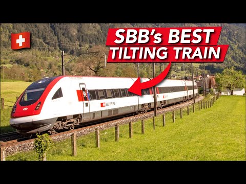 Geneva to Zurich with SBB"s BEST Tilting Train in First Class
