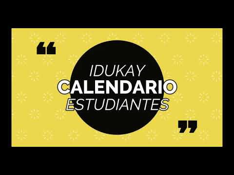 Calendario Idukay Estudiante