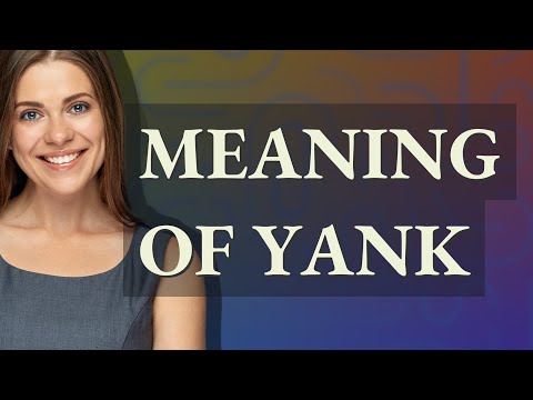 Yank | meaning of Yank