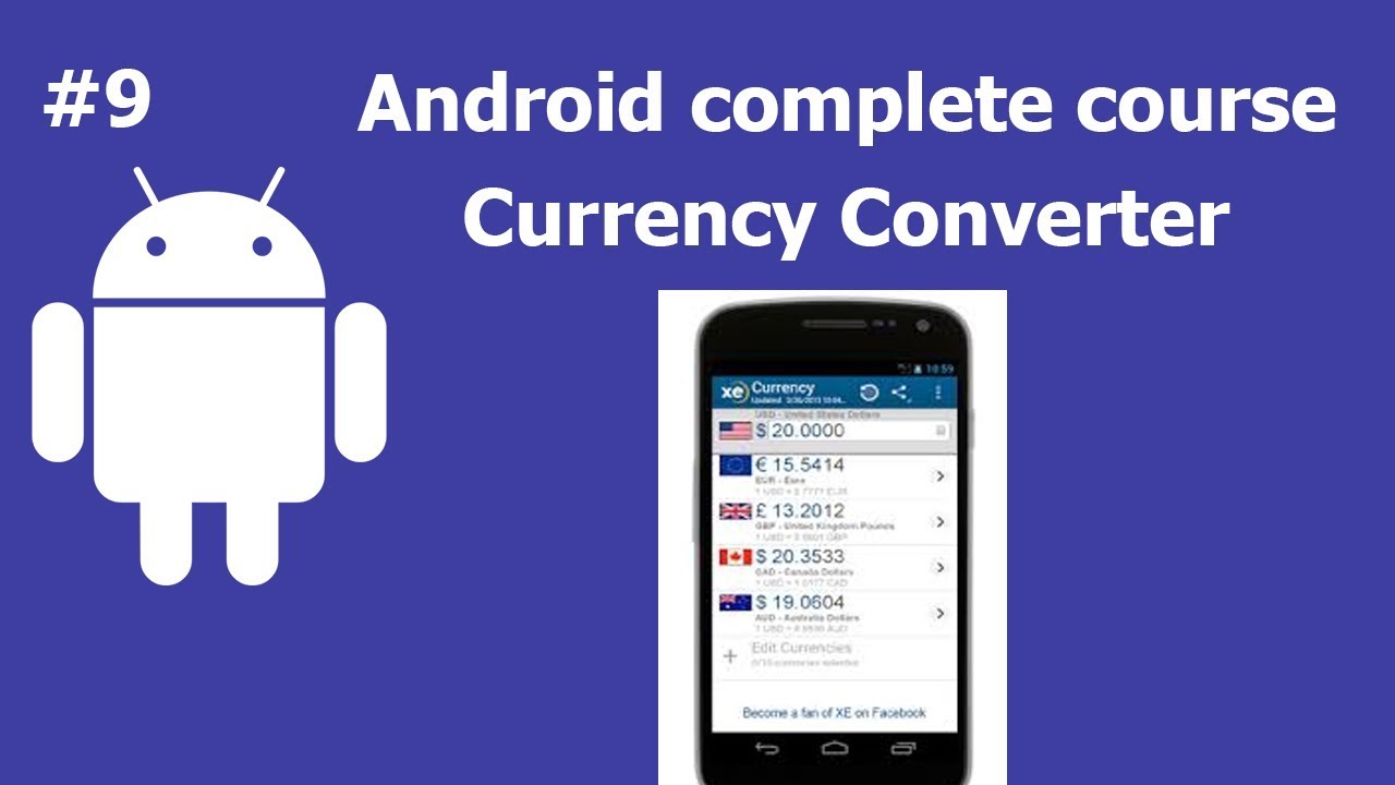 Currency Converter App | Complete Android Development Course For Beginners
