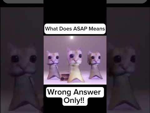What Does ASAP Means? #Shorts #Summer #Fyp #Trending #Memes #Funny #asap