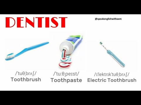 DENTIST 🦷 in English - VOCABULARY with Pronunciation and pictures