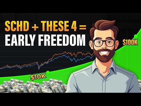 I Combined These 4 ETFs with SCHD in 2025 | My Early Retirement Plan Just Got a Decade Faster