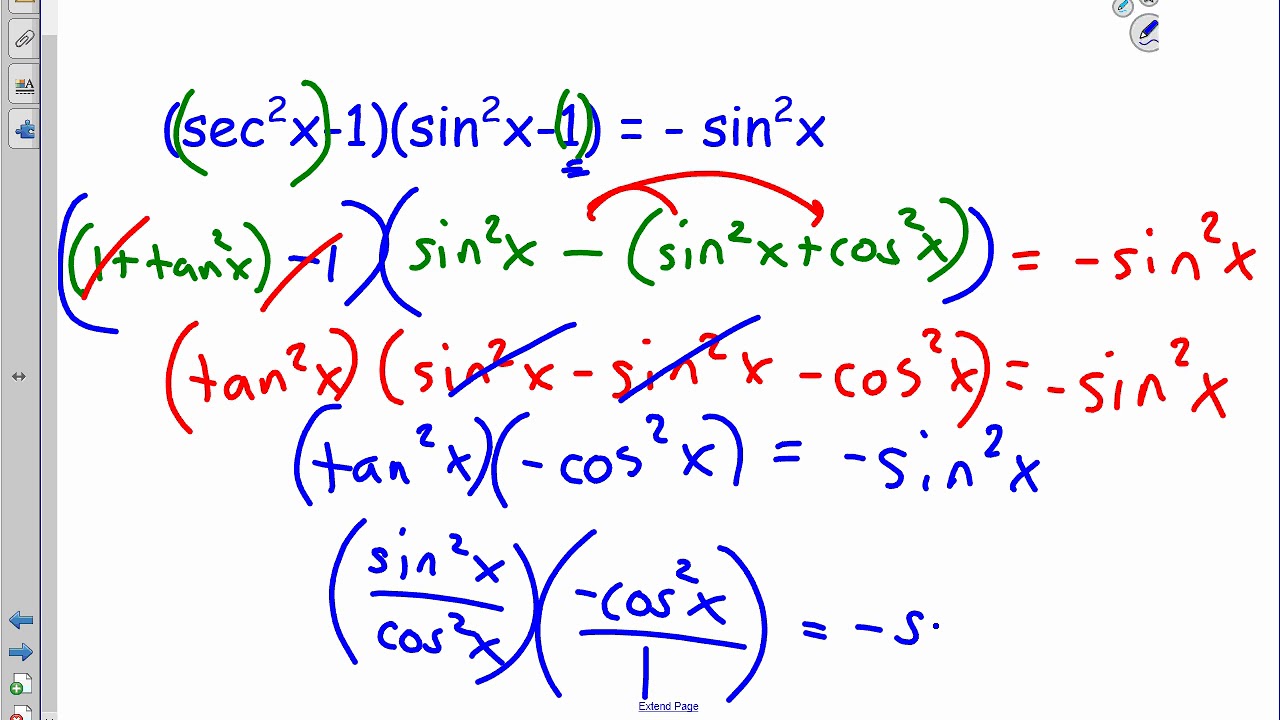 5 2 Verifying Trig Identities 2018