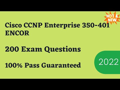 Cisco CCNP Enterprise (350-401) ENCOR Exam Dumps & Questions 2023