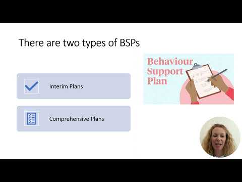 Behaviour Support Plans (BSPs) in NDIS video