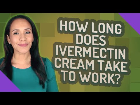 How long does ivermectin cream take to work?