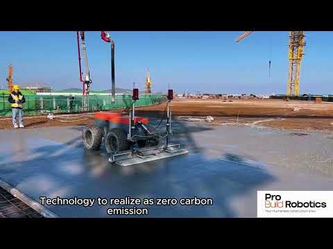 Four-wheel Concrete Laser Screed Robot – ProBuild Robotics