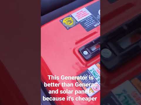 This Generator is better than Generac and solar panels because it's cheaper subscribe 👇