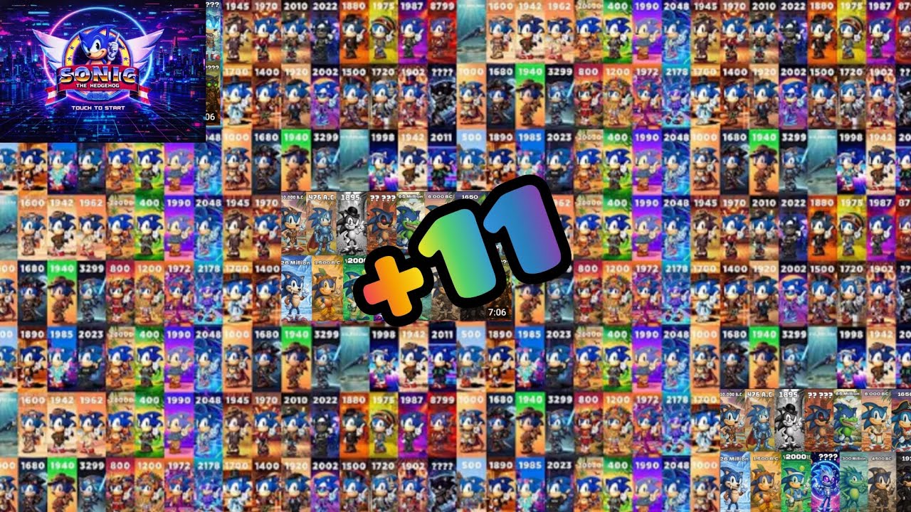 Sonic [ULTRA EVOLUCÍON] extendida +11