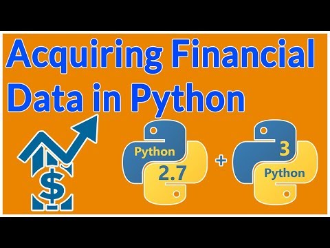 Python Financial Data Acquisition using Yahoo Finance and Pandas Tutorial