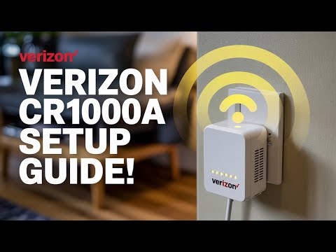 how to set up verizon wi-fi extender cr1000a | easy setup tutorial