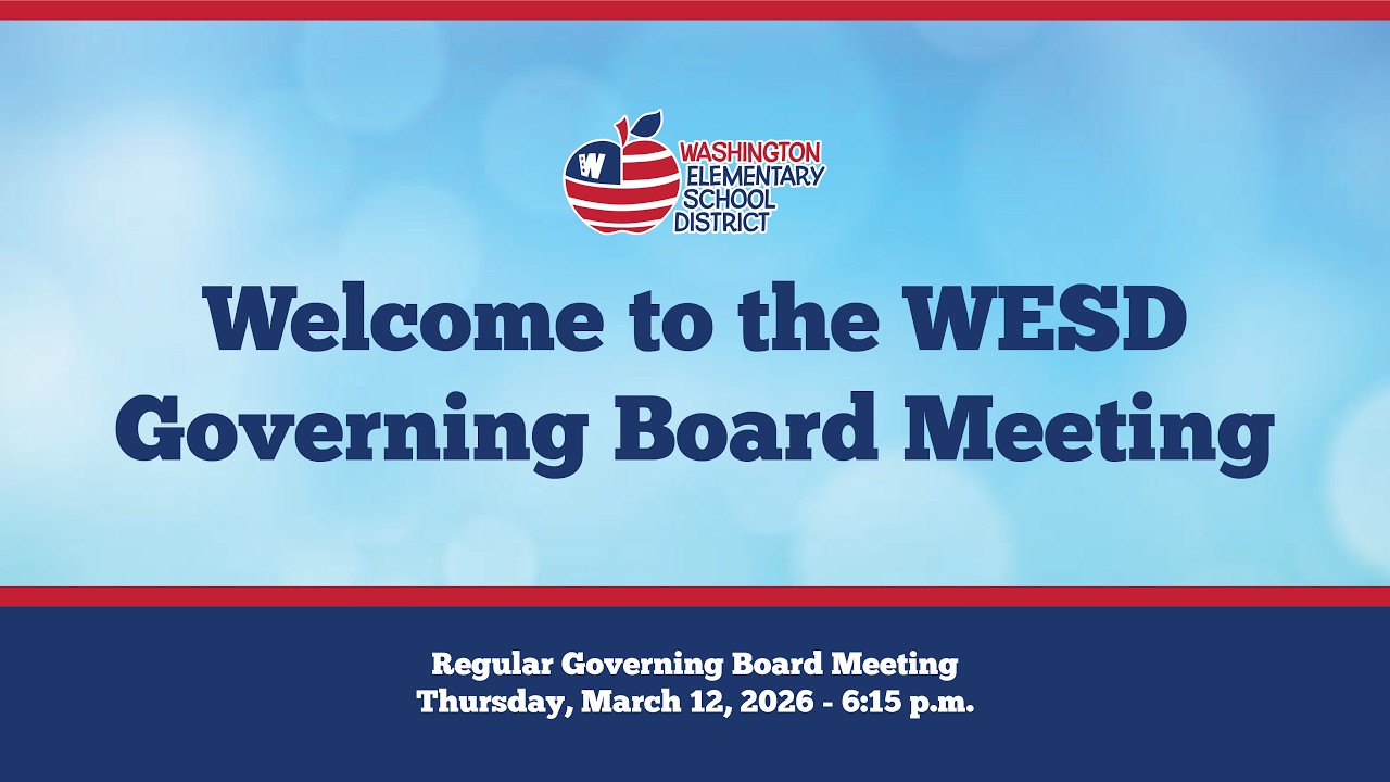 Regular Governing Board Meeting - Thursday, March 12, 2026, 6:15 p.m.