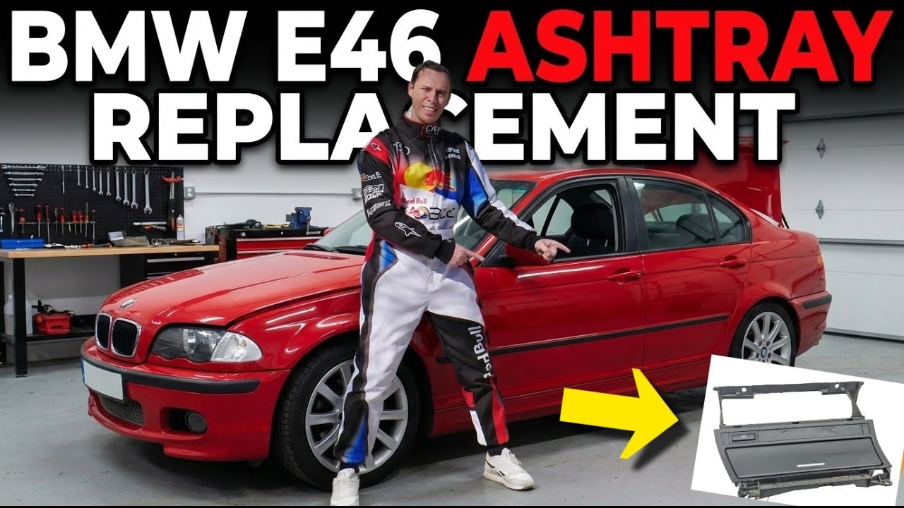 BMW E46 Ashtray Replacement Center Console Ash Tray Removal Replacement | 1998–2006 3 Series