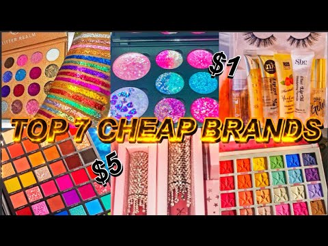 TOP 7 AFFORDABLE MAKEUP BRANDS 2020 π TO BUY CHEAP MAKEUP ONLINE π baddie on a budget