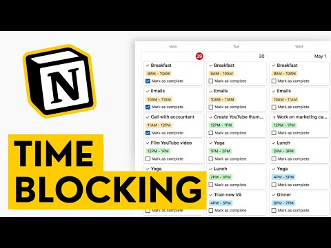 The BEST Time Blocking Setups In Notion (2 Methods)