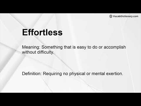 Effortless Meaning