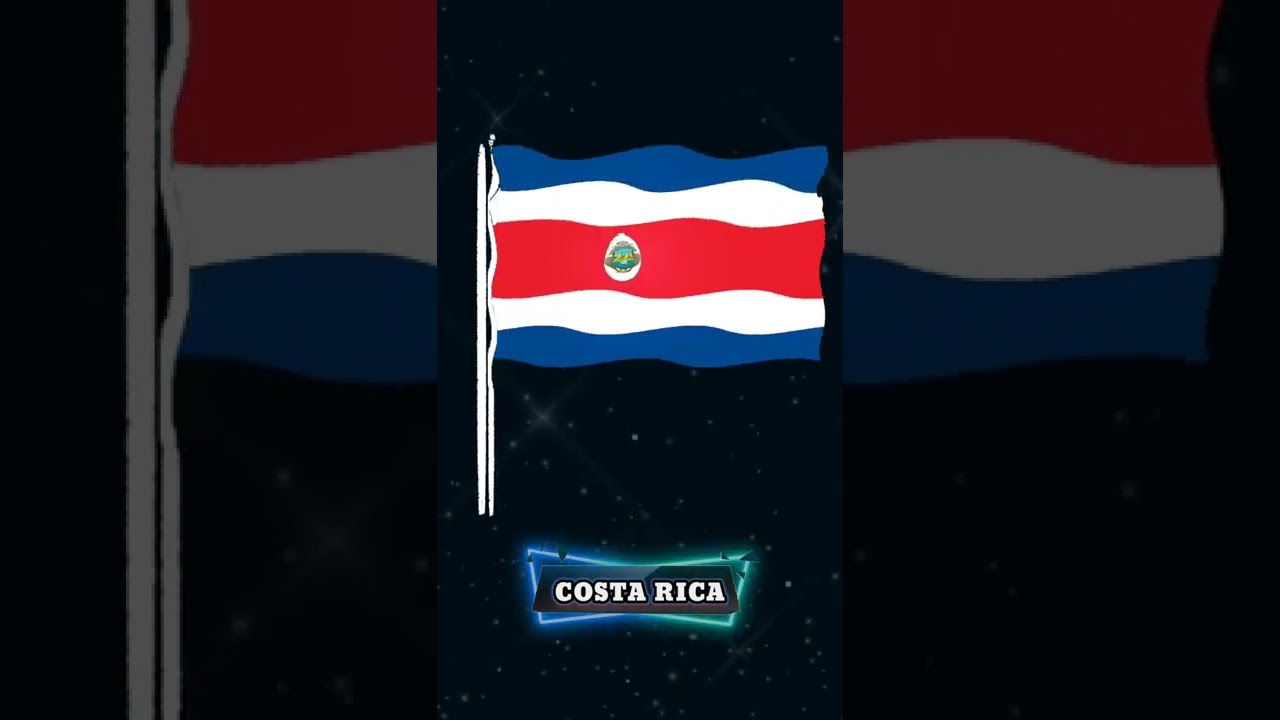 COSTA RICA - National flag.