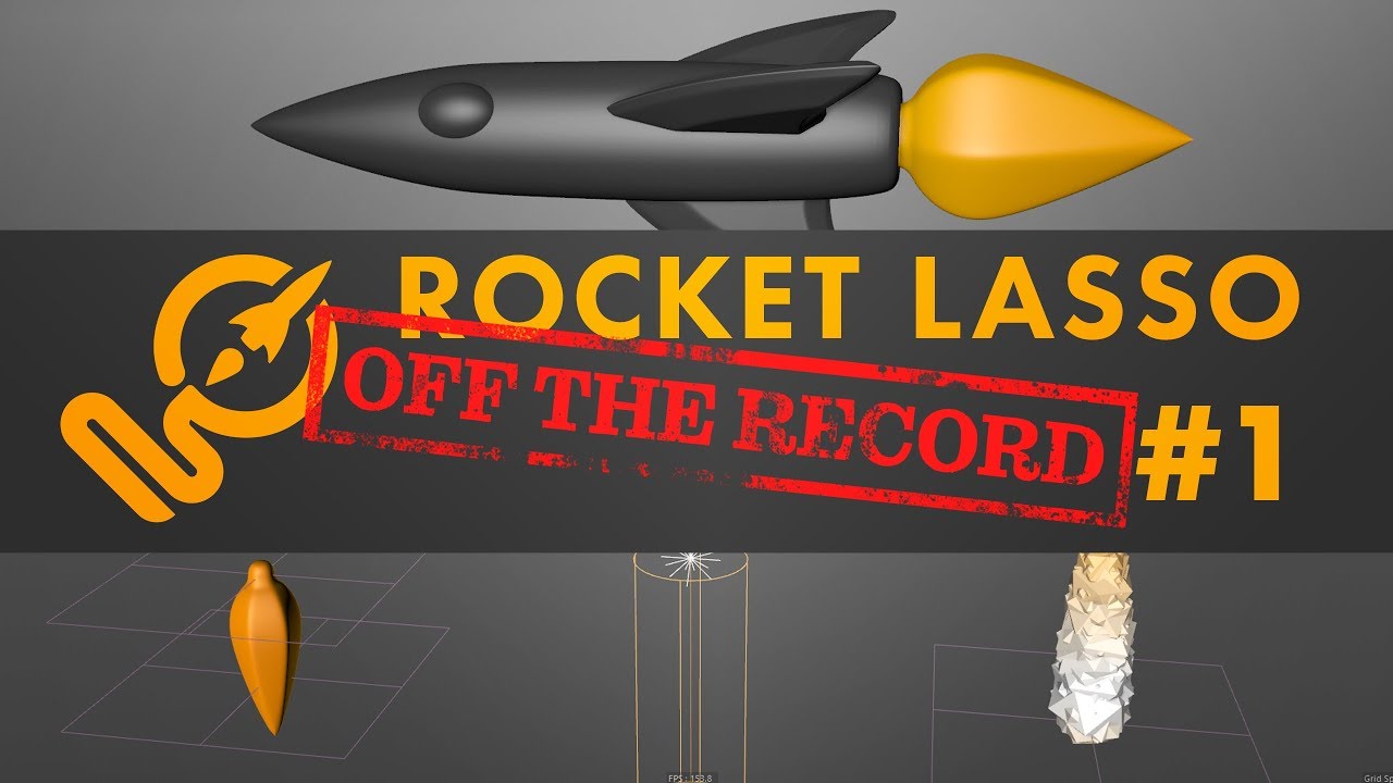 OFF THE RECORD #1: Modeling a rocket from a 2D vector