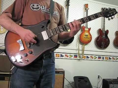 Electra MPC X-710 "Outlaw" Peace Sign Guitar | Reverb