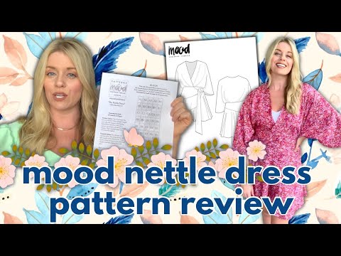 👗Mood Fabrics NETTLE DRESS Free PDF Pattern Review: Considerations, Ease, & Process #patternreview