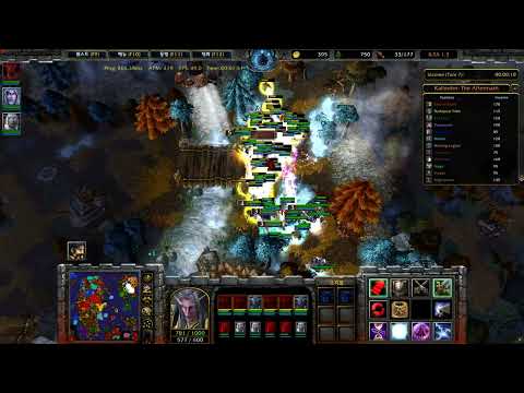 Warcraft III KTA Nightborne Play! the Acient Magic Mystic reborn! (Acient Elves)