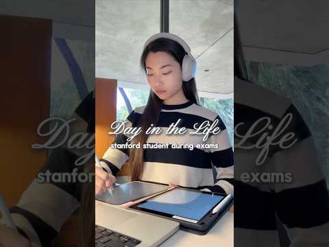 Day in the Life of a Stanford Student During Exams π€ #college #studywithme #productivity #studytips