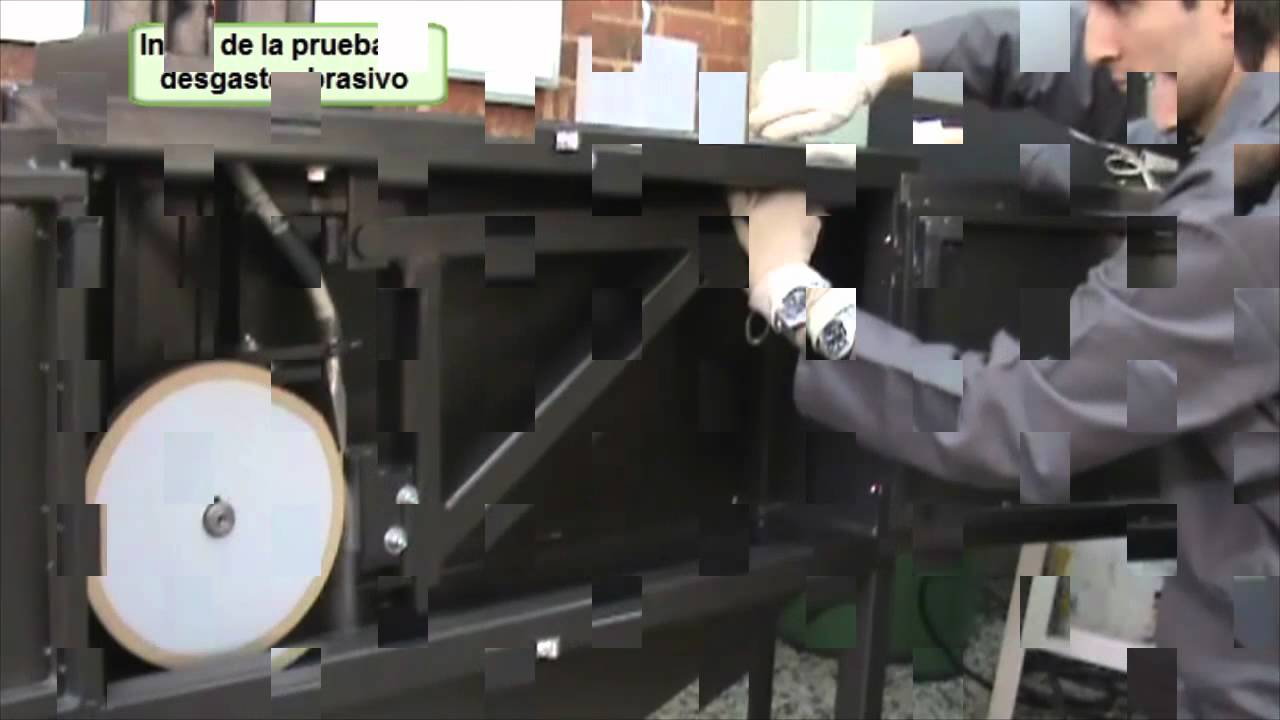 Máquina para ensayo de desgaste abrasivo ASTM G65