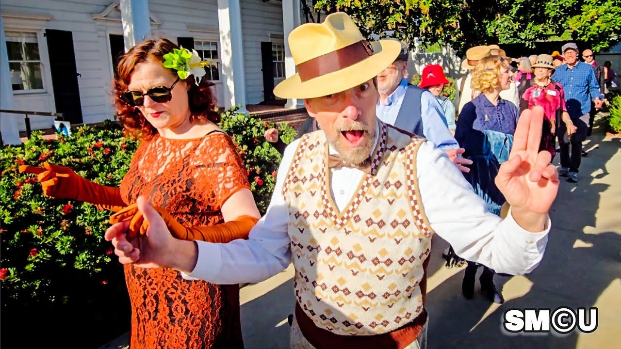 𝗩𝗜𝗡𝗧𝗔𝗚𝗘 𝗠𝗢𝗩𝗘𝗦: Guests Dance in 1920s Style at Marion Davies Birthday Party
