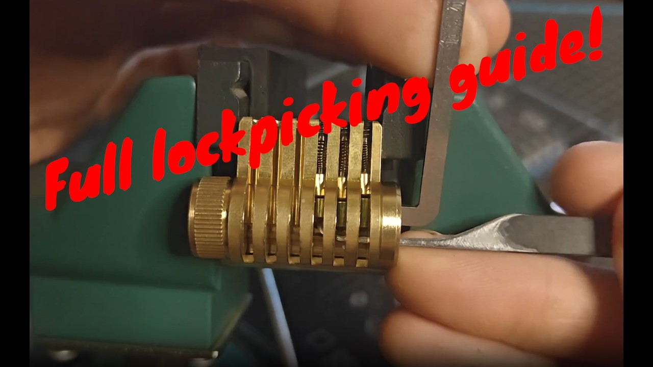 Full lockpicking guide + picking security pins!
