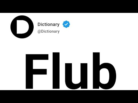 Flub Meaning In English