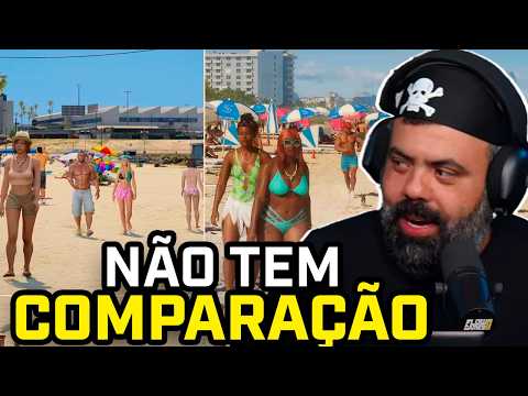 FIZEMOS o COMPARATIVO COMPLETO entre GTA 6 e GTA 5!! #flowgames