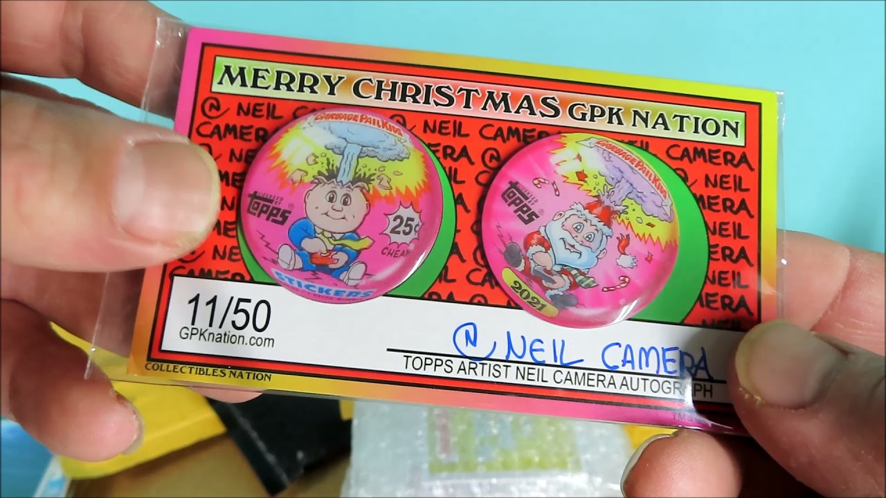 2021 Garbage Pail Kids HOLIDAY PIN SET