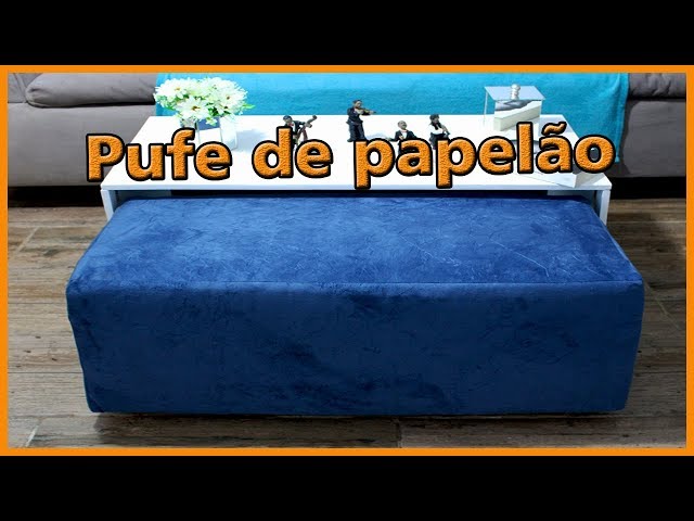 Puff De Papelão Feito Sob Medida | Cantinho do Video