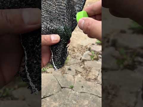 Bottle Cap Rescues Tarp Corner!