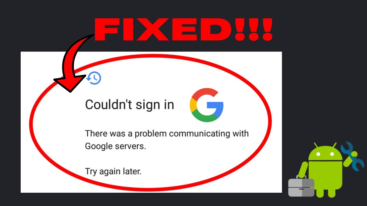 Fix Problem Communicating with Google Servers on Android | Working Tutorial | Android Data Recovery
