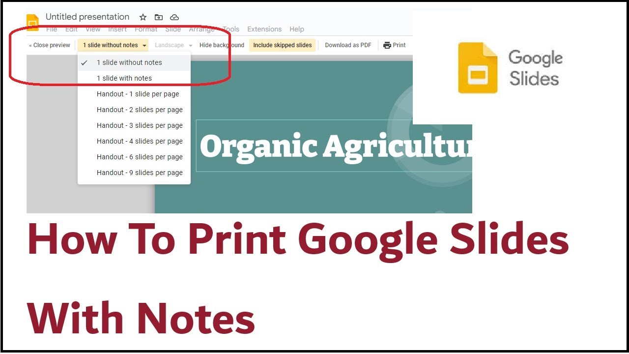 How To Print Google Slides With Notes