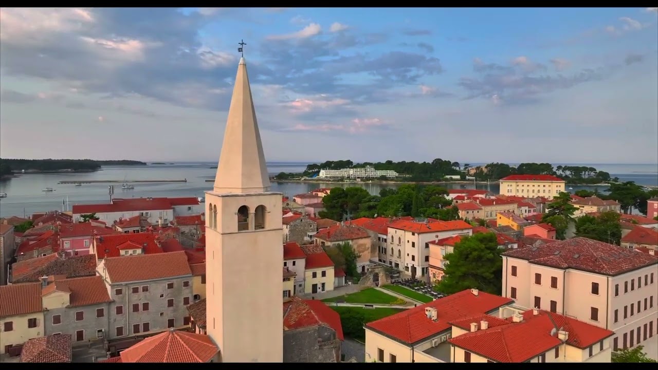 Porec Croatia filmed with DJI Mavic 3 and IPhone 13 Pro Max
