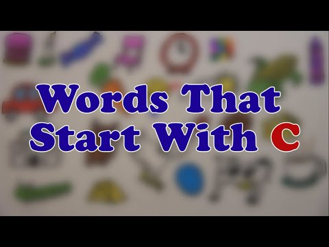 Words That Start With C - Ethan Says