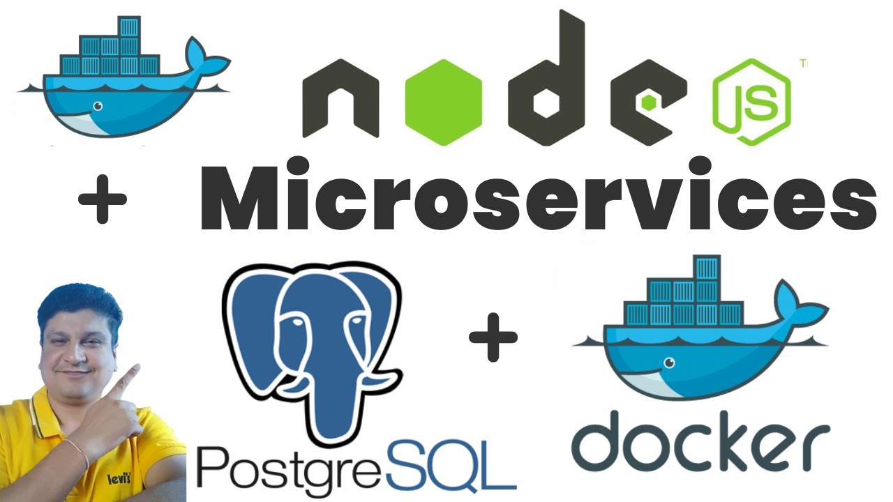 Run Nodejs Microservices in Docker Container with Postgres Database Running in Docker Container