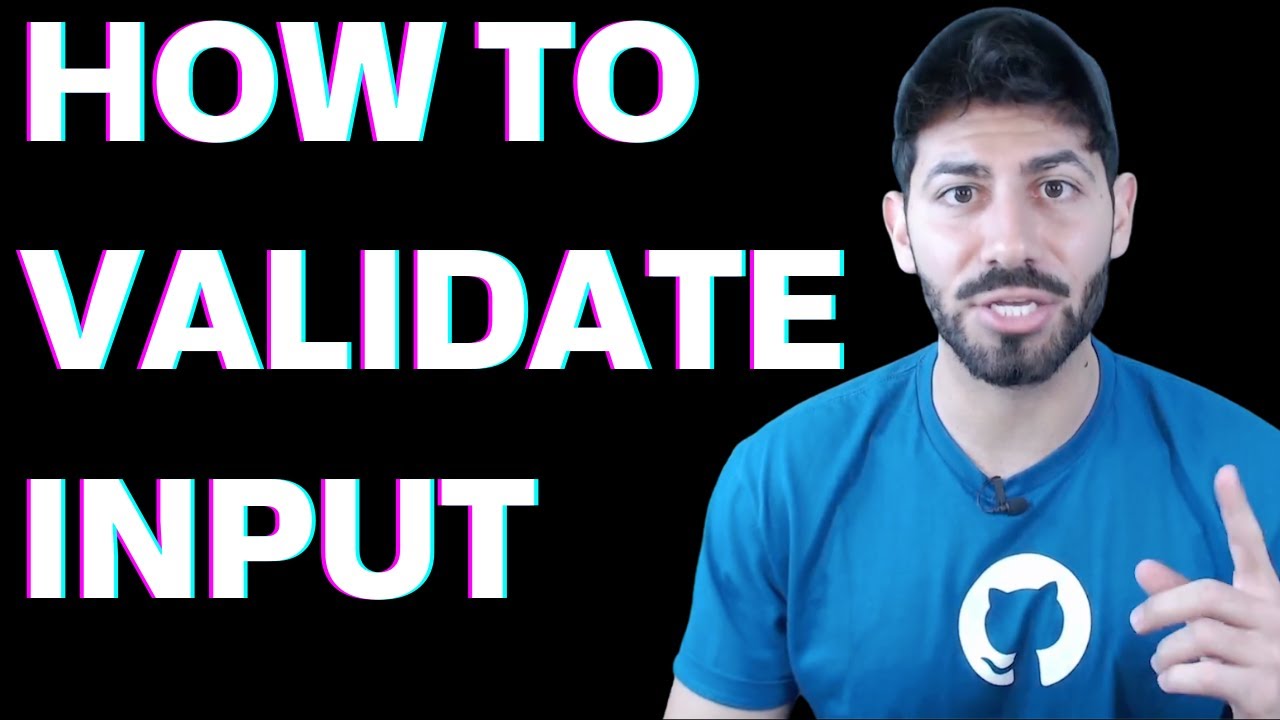 How to validate input #Shorts