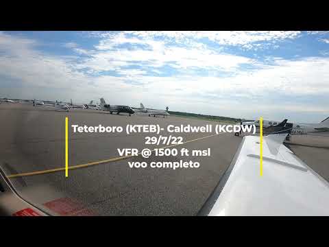 Teterboro (KTEB) - Caldwell Airport (KCDW) Completo