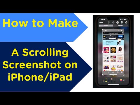 How to make scrolling screenshot on ios Electronics and gadgets