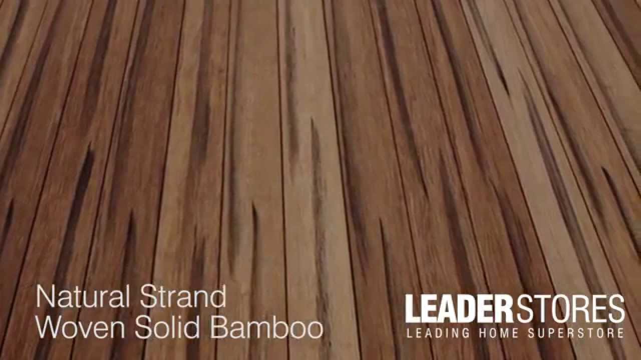 Wood+ Rustic Natural Strand Woven Solid Bamboo Flooring