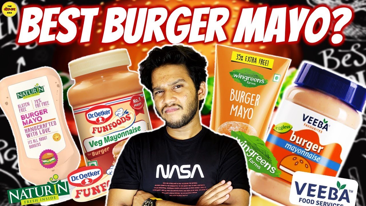 Finding The Best Burger Mayonnaise In India! | Funfoods Vs Veeba Burger Mayonnaise Review | TAE