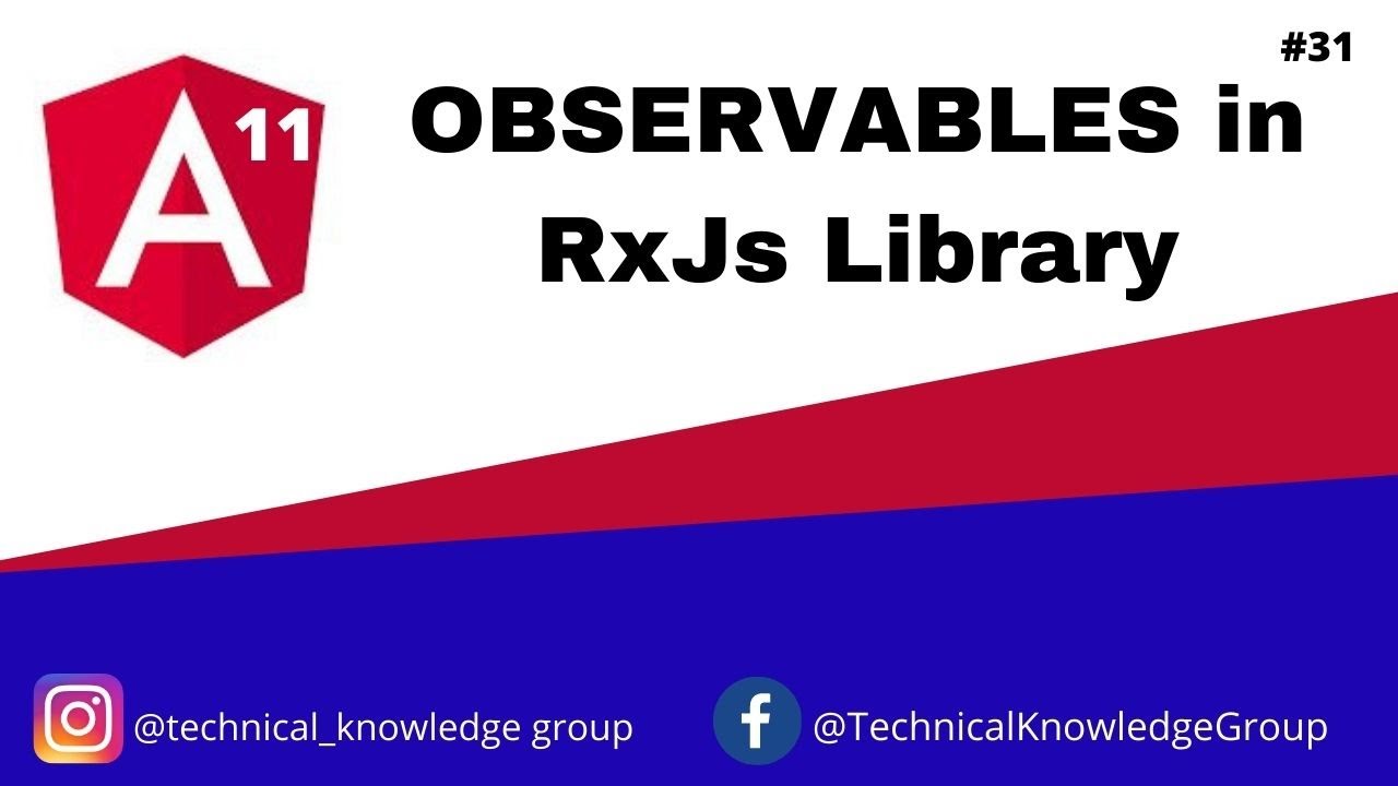 Angular 11 - Observables in RxJs library in Angular 11, #tutorial 31
