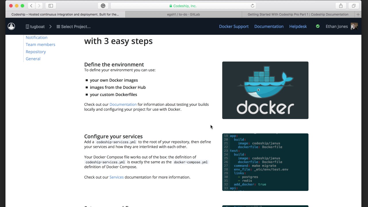 Codeship Pro GitLab Setup